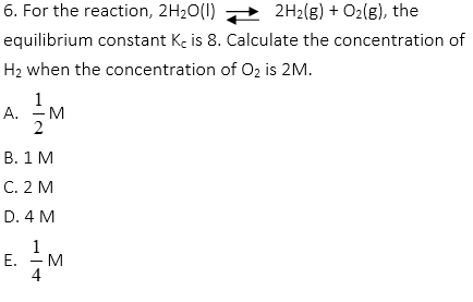 30 Chemical Equilibrium Practice Problems for DAT Prep