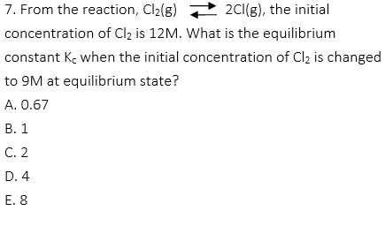 30 Chemical Equilibrium Practice Problems for DAT Prep